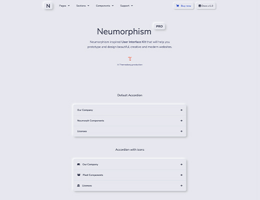 GitHub - themesberg/th-neumorphism-ui-pro: Neumorphism inspired premium Bootstrap UI Kit