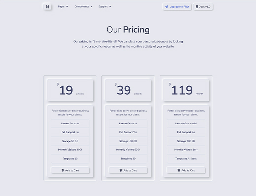 GitHub - themesberg/th-neumorphism-ui-pro: Neumorphism inspired premium Bootstrap UI Kit